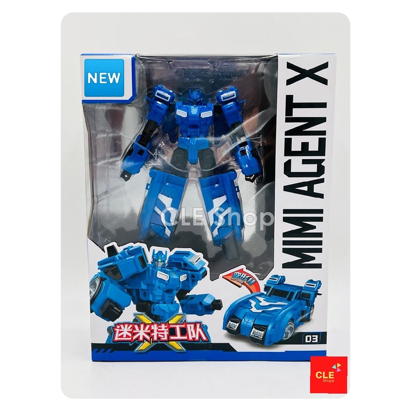 Jual Mainan Anak Robot Transformer Mimi Agent X Bisa Berubah Jadi Mobil ...