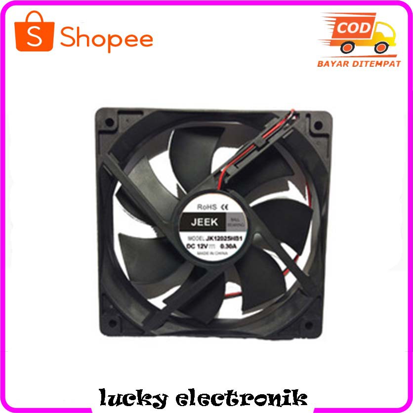 Jual Kipas Angin Pendingin / Cooling Fan/Kipas Computer 12 cm SUOER ...