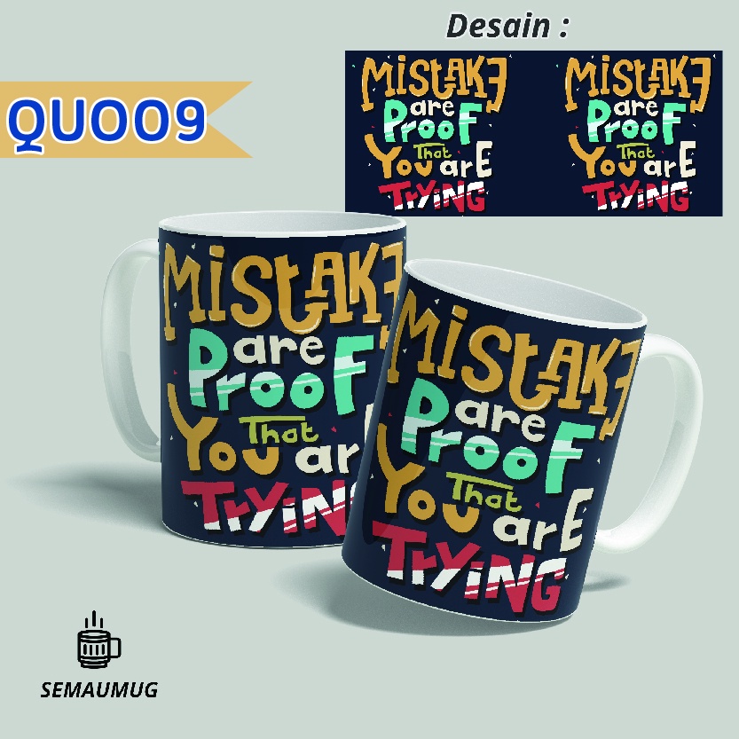 Jual MUG LETTERING QUOTE KATA MOTIVASI KOPI KADO GELAS CANGKIR PRINT ...