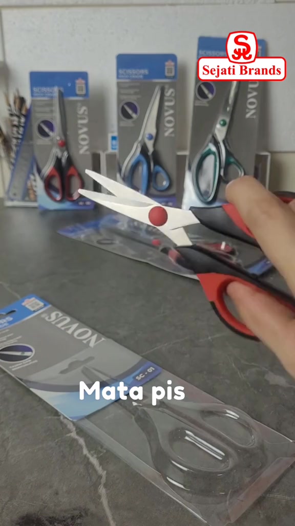 Jual Novus Gunting Sedang / Gunting Karton/ Gunting Kertas Kode SC-02 ...
