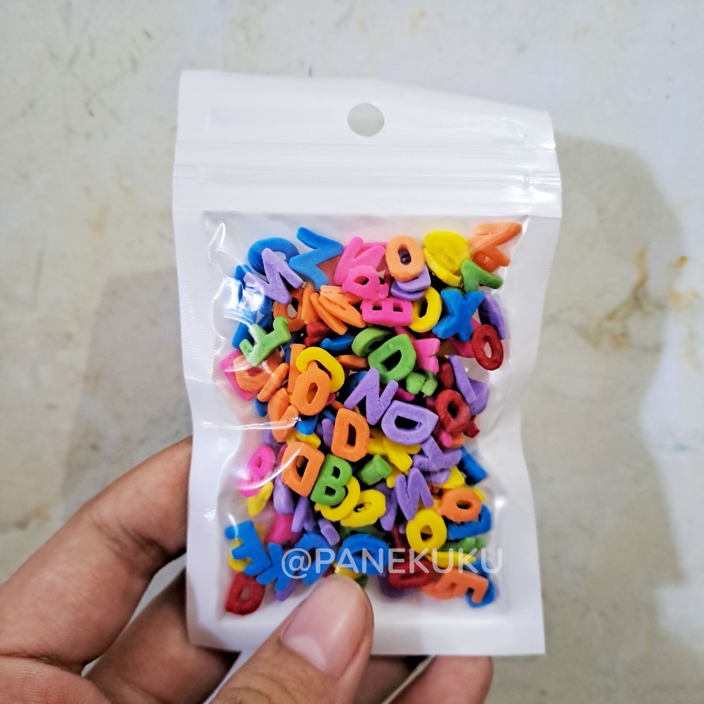 Jual Sprinkel angka huruf/ Sprinkle hiasan ulang tahun warna warni ...