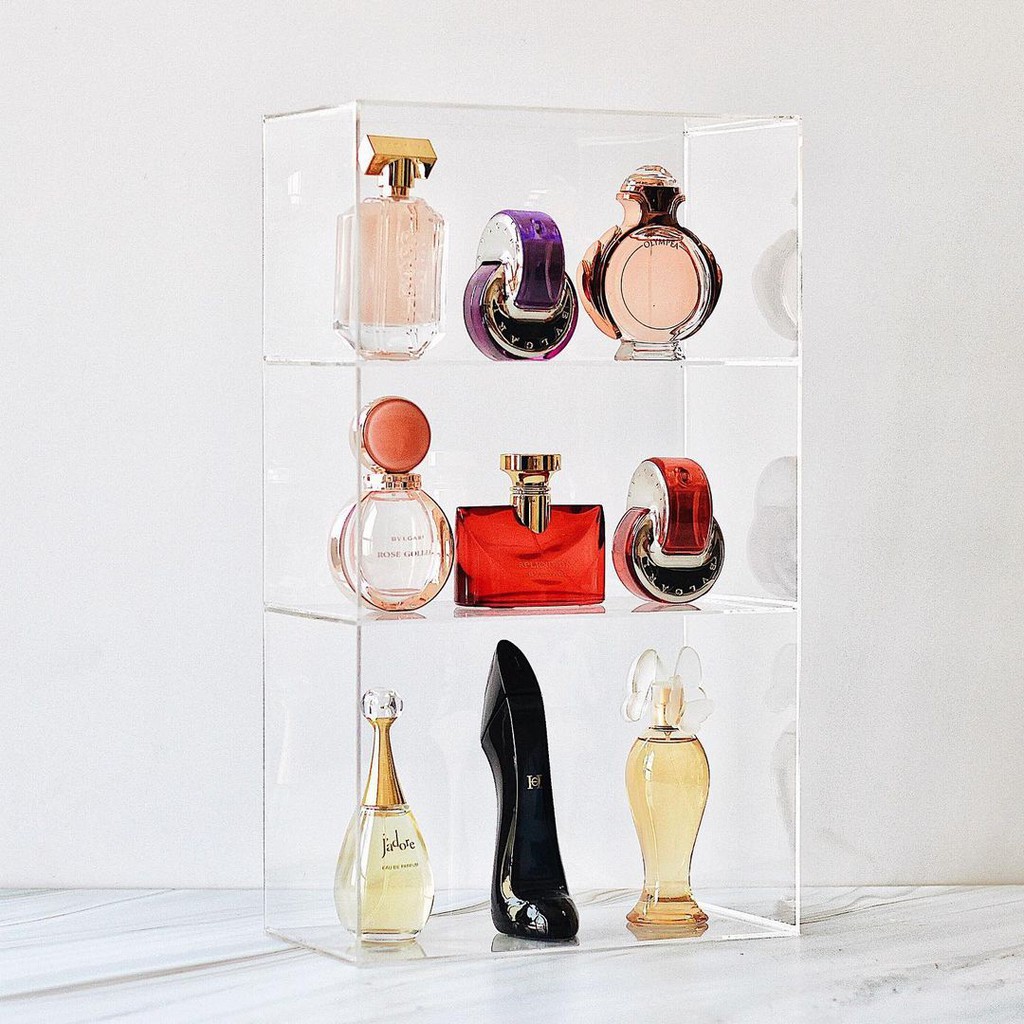Jual Perfume Holder - Acrylic Makeup Organizer / Kotak Box Tempat Rak ...