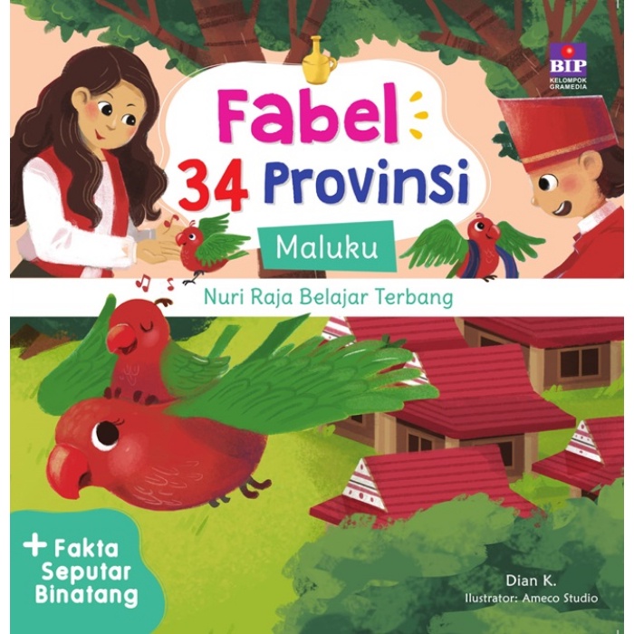 Jual BUKU ANAK - FABEL 34 PROVINSI : MALUKU - NURI RAJA BELAJAR TERBANG ...