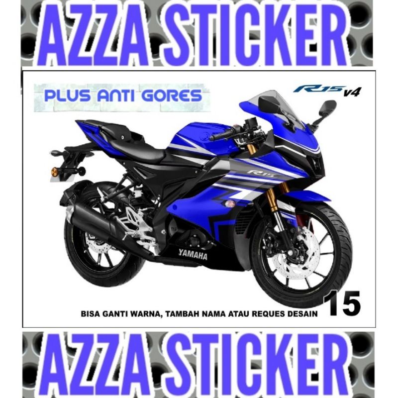 Jual Stiker Dekal R15 V4 Decal Motor R15 V4 Full body Sticker Decal ...