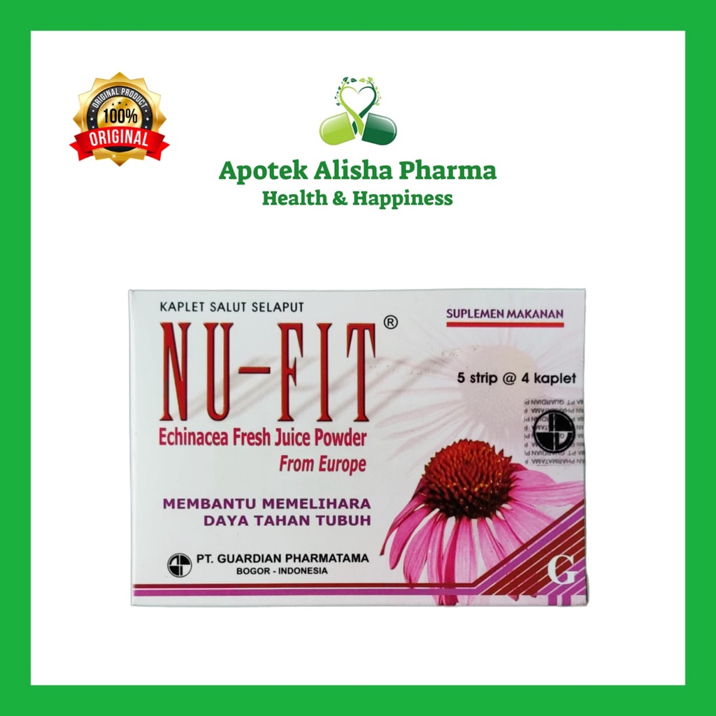 Jual Nufit Tablet (Strip 4tablet) - Nu Fit tablet Suplemen Daya Tahan ...