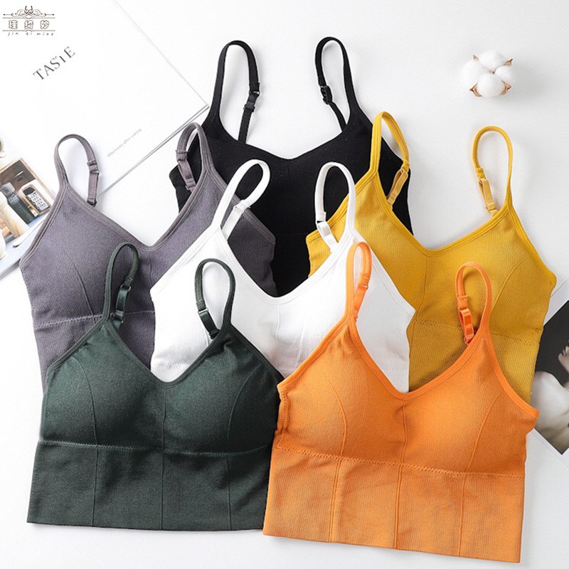 Jual Bra Wanita Model One-Piece Bra Bralette Push Up dengan Bahan Tipis ...