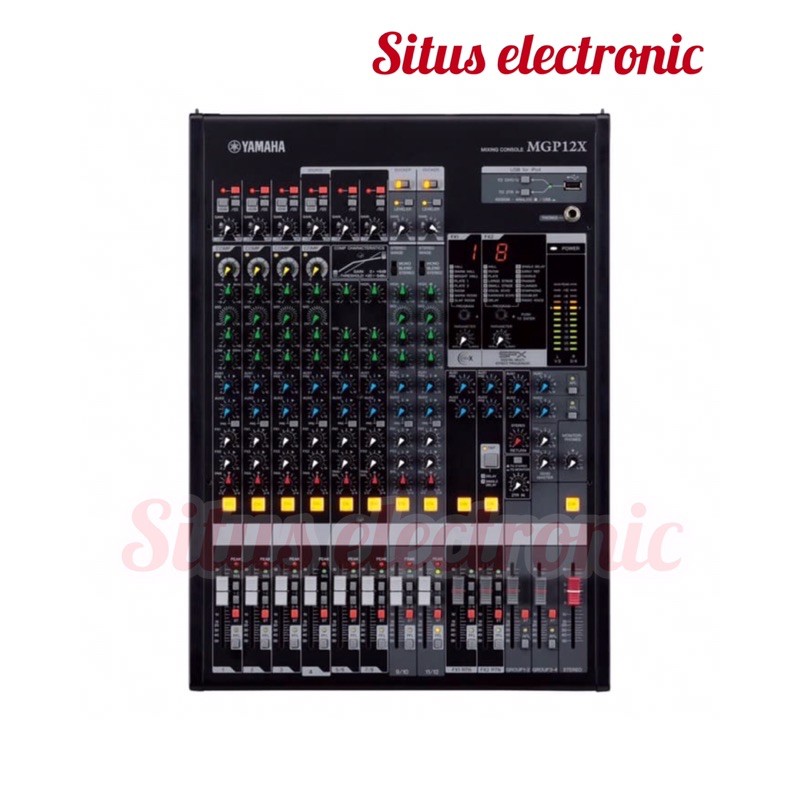 Jual mixer yamaha mgp12x mixer yamaha 12 channel mgp 12x double effect ...