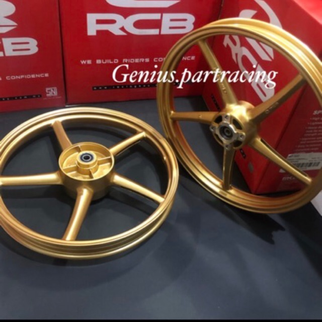 Jual VELG RACING BOY MX KING 160/160 RING 17 PALANG 5 GOLD SERIES ...