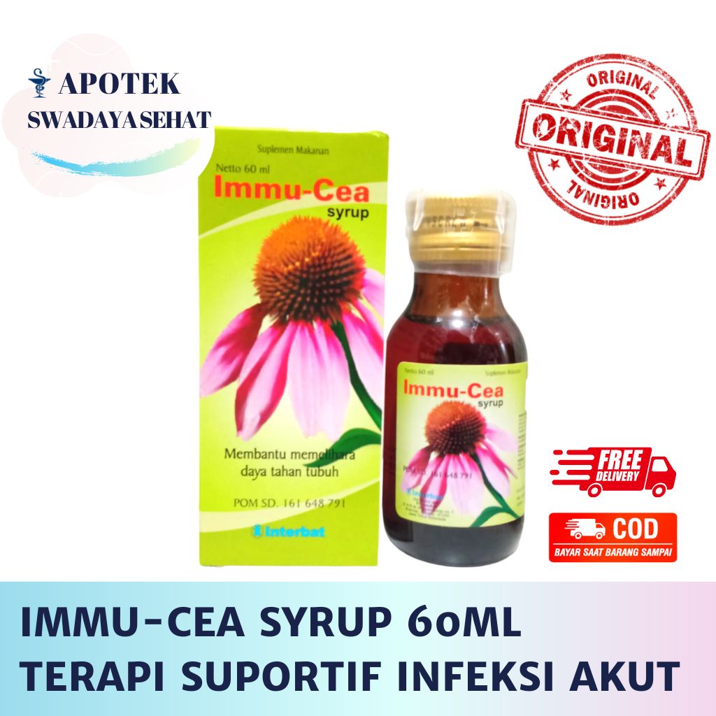 Jual IMMU-CEA SYRUP 60ML - Terapi Supportif Infeksi Akut Saluran Nafas ...