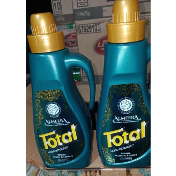Jual AlMeRa detergen liquid cair kemasan botol 1liter | Shopee Indonesia