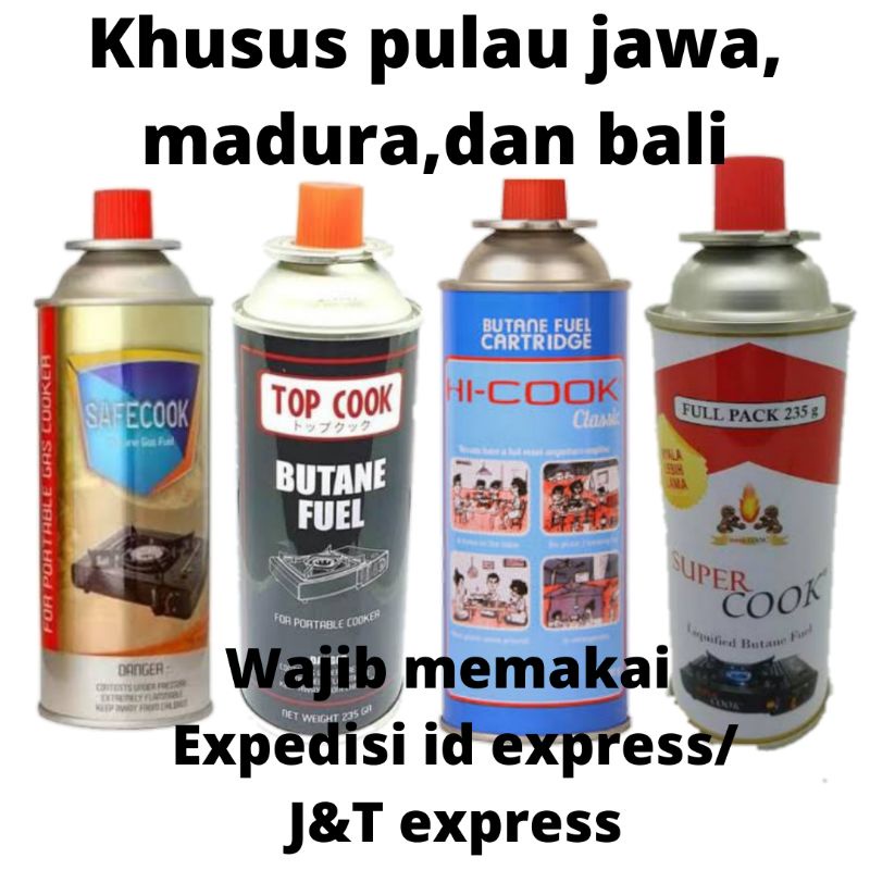 Jual Gas portable refill-gas kaleng-gas camping-gas hi cook-gas safe ...