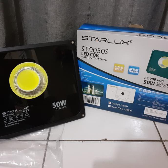 Jual Lampu tembak Led COB 50 watt (sinar putih) / Flood light 50w daylight | Shopee Indonesia