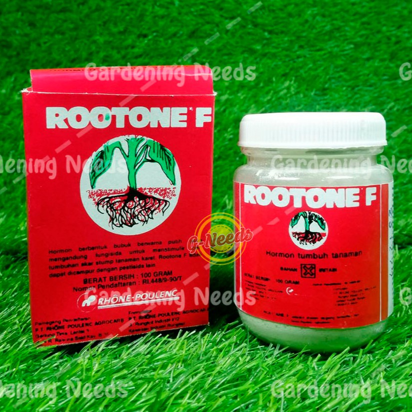 Jual Hormon Pengatur Tumbuh Penumbuh Akar Tanaman ZPT Rootone F 100gr ...