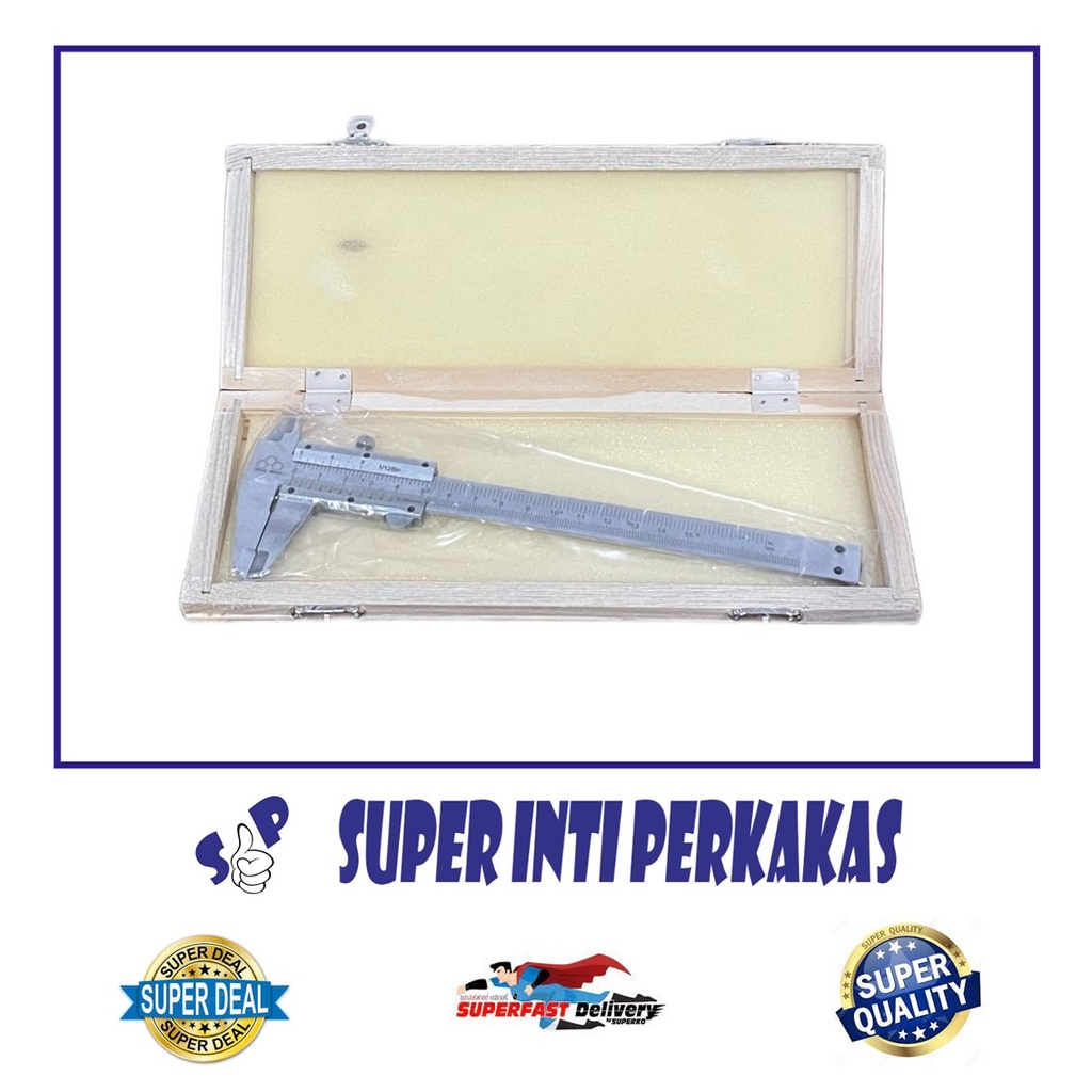 Jual SIGMAT SIKMAT JANGKA SORONG CALIPER 6 INCH 0-150 mm | Shopee Indonesia