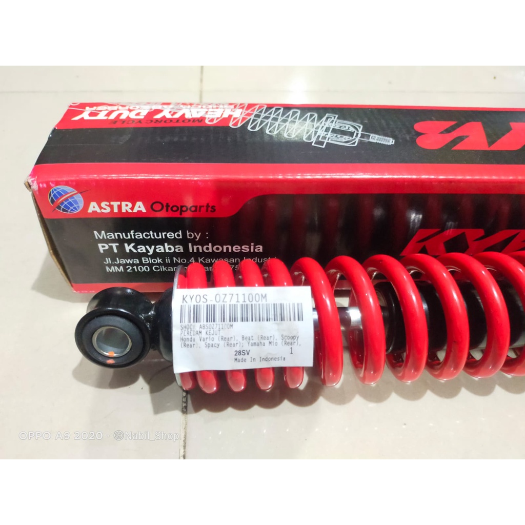 Jual Shock breaker KYB KYOS 0Z71100 Heavy Duty 300mm Vario Beat Mio Suspensi Matic | Shopee ...