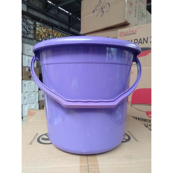 Jual PUP EMBER TUTUP 3 GL 11 LITER EMBER PLASTIK GAGANG PLASTIK TUTUP UNGU MERAH BIRU TEBAL ...