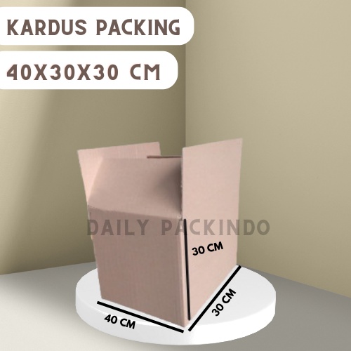 Jual Kardus/Packing/Dus/Corrugated/Box Ukuran 40x30x30 Cm B Flute ...