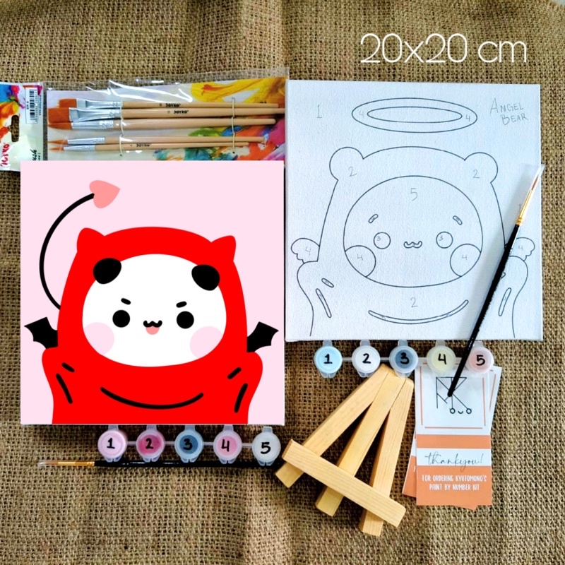 Jual Paint By Number Kit Panda Bear Animal Cute Halloween Costume ...
