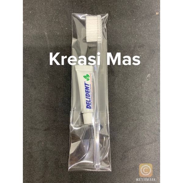 Jual Dental Kit Crystal ( 1 Sikat 1 Odol) | Shopee Indonesia
