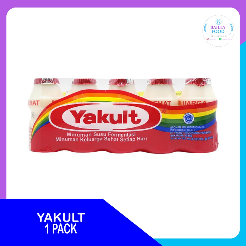 Jual YAKULT/YAKULT 1 PACK ISI 5/minuman probiotik/minuman sehat/minuman ...