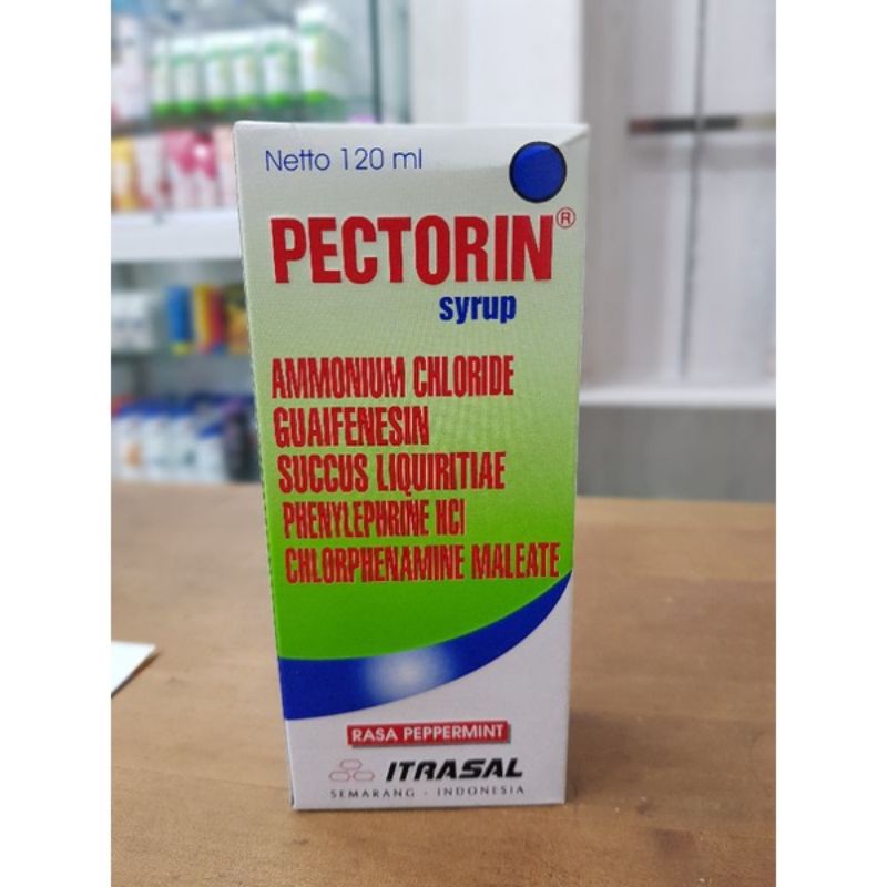 Jual PECTORIN SIRUP isi 120 ml - Obat Batuk Pilek, gatal tenggorokan ...