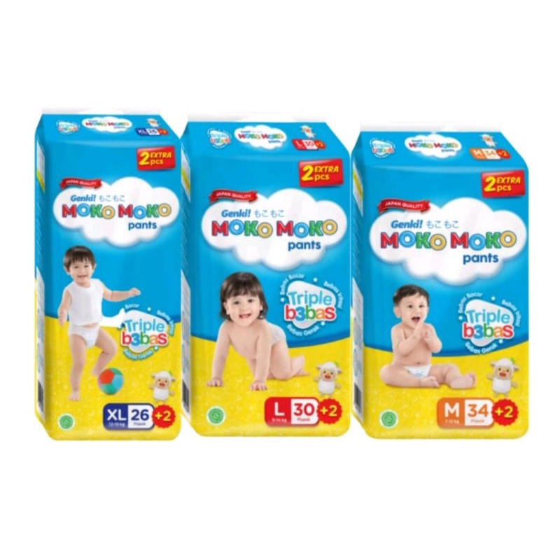 Jual Genki Moko Moko Pants M32/L28/XL26 | Shopee Indonesia
