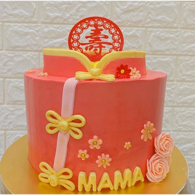 Jual Cake cheongsam / kue ulang tahun / kue tunangan | Shopee Indonesia