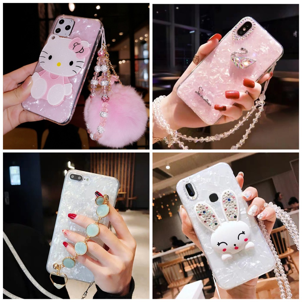 Jual Custom Crystal Case Realme C1 C2 C3 C11 C12 C15 C17 C20 C11 2021