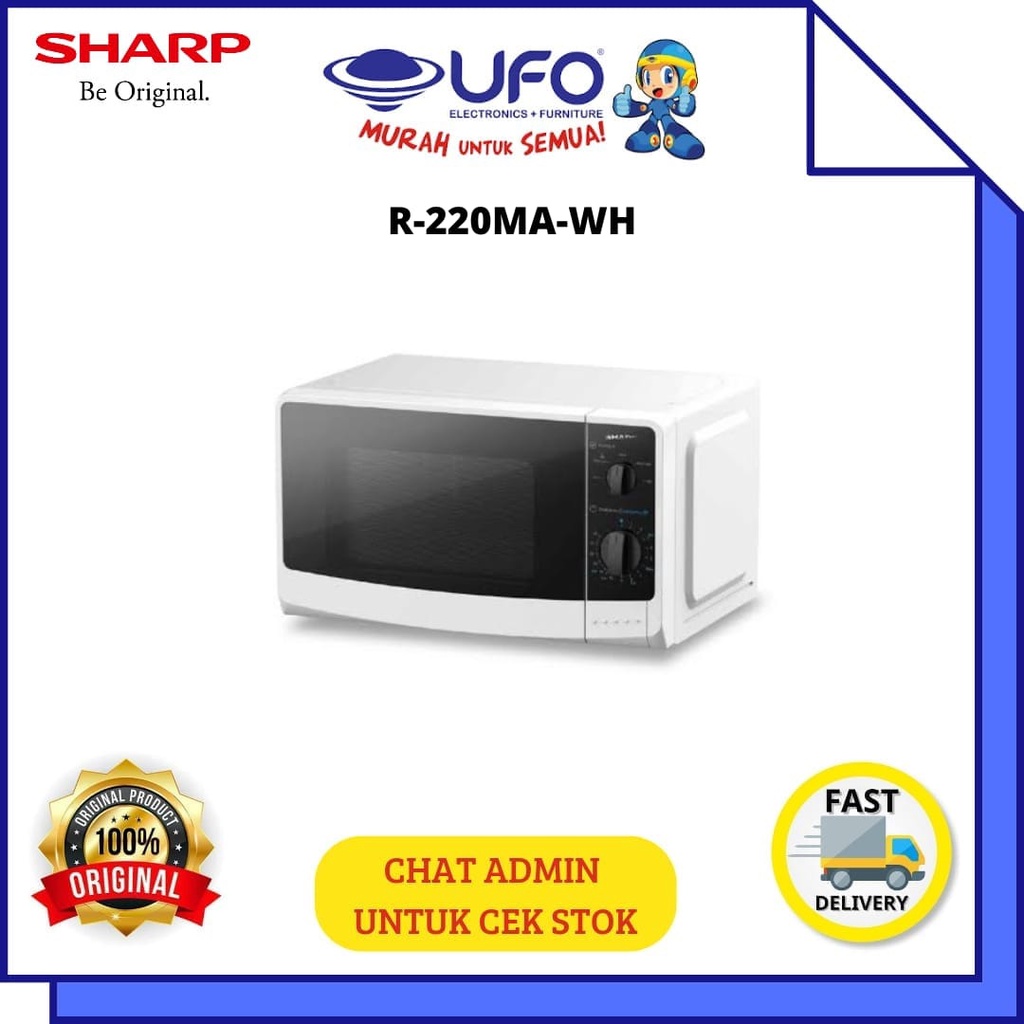 Jual SHARP R220MA-WH MICROWAVE OVEN 20 LITER | Shopee Indonesia