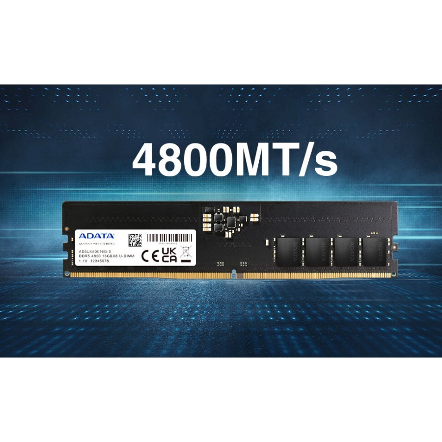 Jual Longdimm Ram ADATA DDR5 32GB 16GB 8GB 4800Mhz - Single 1x16GB ...