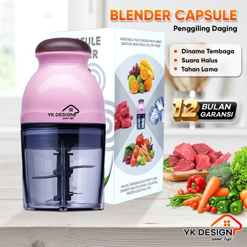Jual blender Chopper blender daging bumbu buah dan sayur | Shopee Indonesia