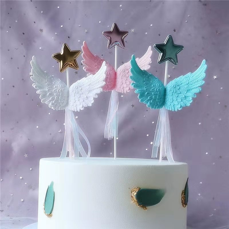 Jual CCB08 Cake Topper Fairy Wing Star Sayap Peri Bintang Disney Hiasan Kue | Shopee Indonesia