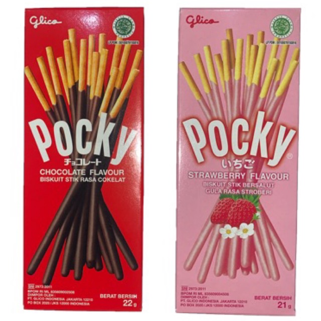 Jual Pocky mini coklat 22g strawberry 21g cookies&cream 20g | Shopee ...