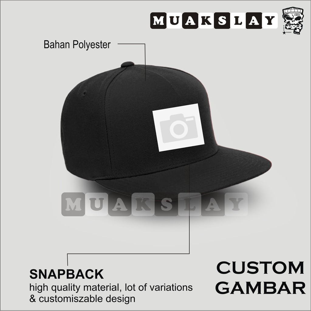 Jual TOPI SNAPBACK CUSTOM GAMBAR BEST SELLER | Shopee Indonesia