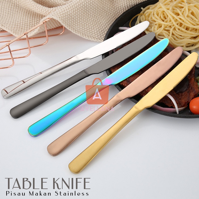 Jual Pisau Makan Stainless Steel - Table Knife - Steak Knife Stainless ...