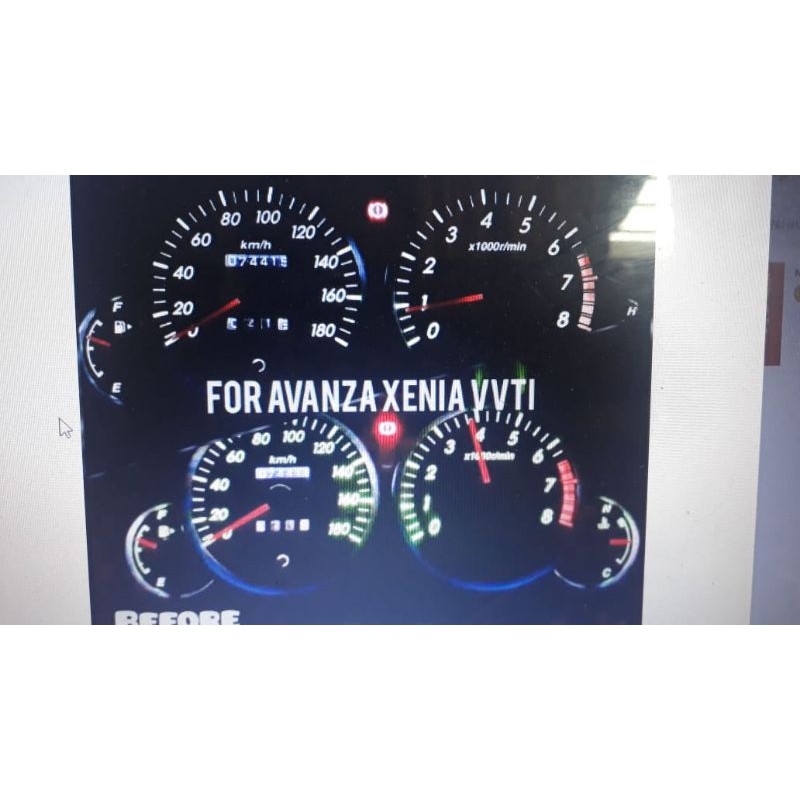 Jual LAMPU LED SPIDOMETER SPEEDOMETER AVANZA XENIA VVTI SET | Shopee ...