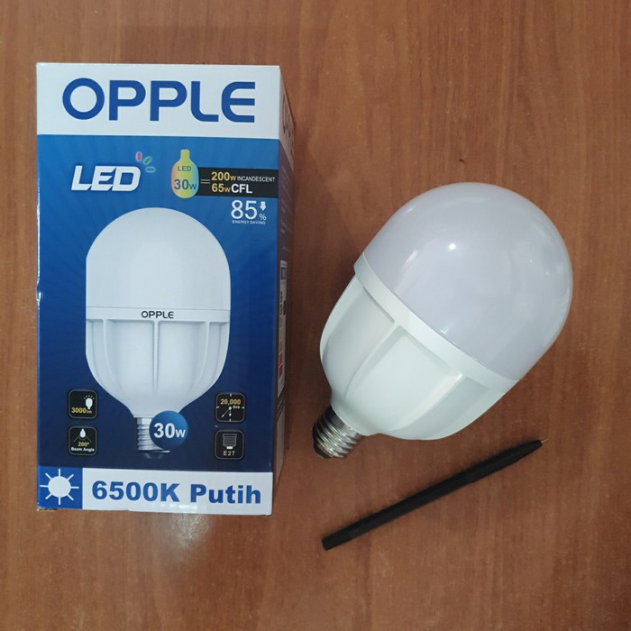 Jual Lampu Bohlam LED Bulb 40w 40 Watt Kapsul Capsul Opple HPB Ecosave ...