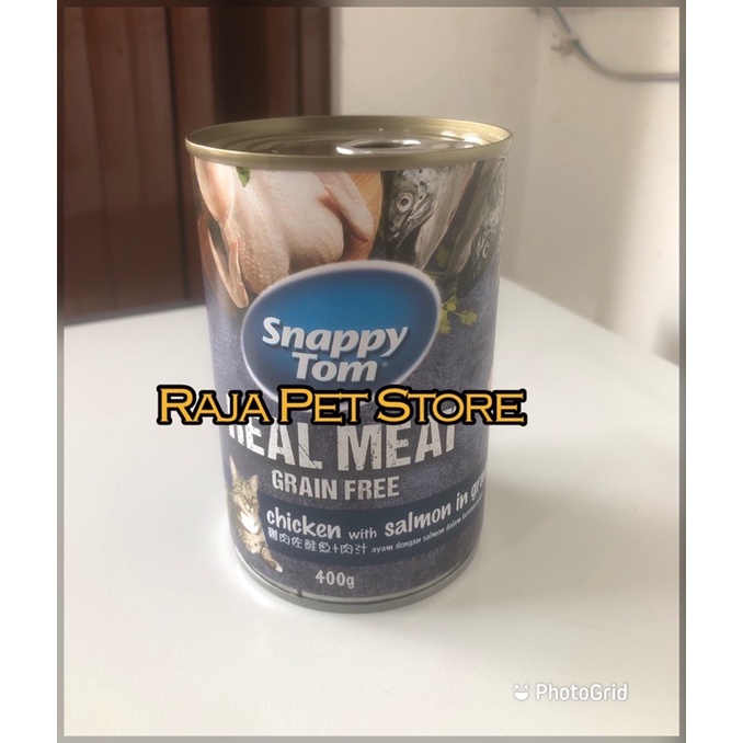 Jual Snappy tom chicken with salmon in gravy 400gr | Shopee Indonesia