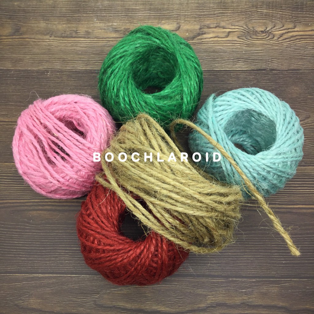 Jual Tali Rami Tali Goni Scrapbook Craft Rope Wooden Rope | Shopee ...