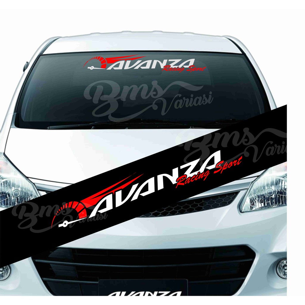Jual cutting sticker kaca depan avanza racing sport | Shopee Indonesia