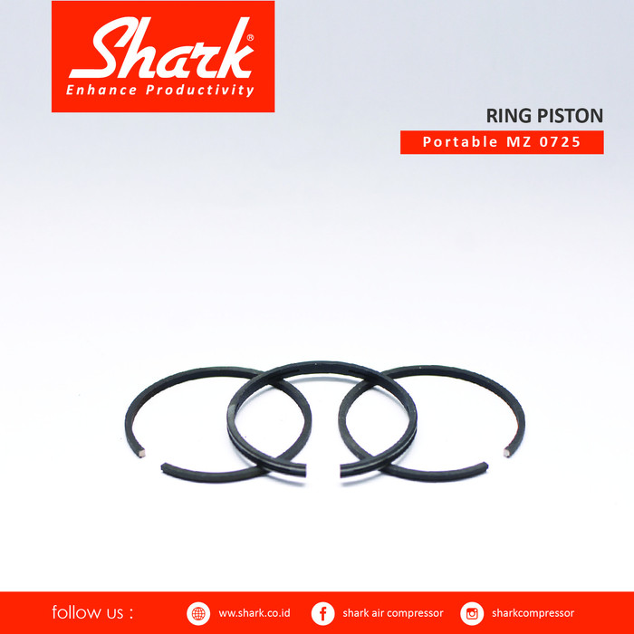 Jual Ring Piston Assy Kompressor Portable MZ 07-25 Shark | Shopee Indonesia