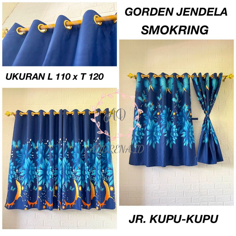 Jual GORDEN JENDELA UKURAN LEBAR 110 X TINGGI 120 10 LUBANG RING ...