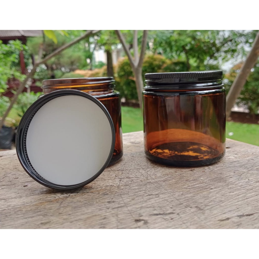 Jual Pot Lulur Kaca Pot Aromatheraphy Pot Kaca Coklat Kosmtik Wadah ...