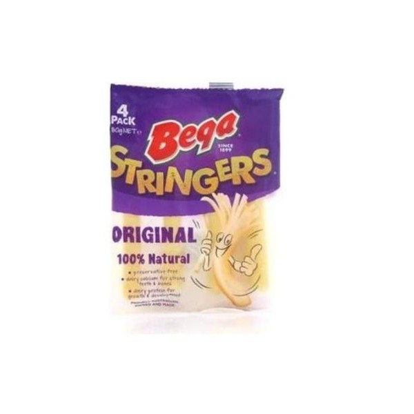 Jual BEGA STRINGERS MOZZARELLA CHEESE STICK 80GR (4 PACK) | Shopee ...