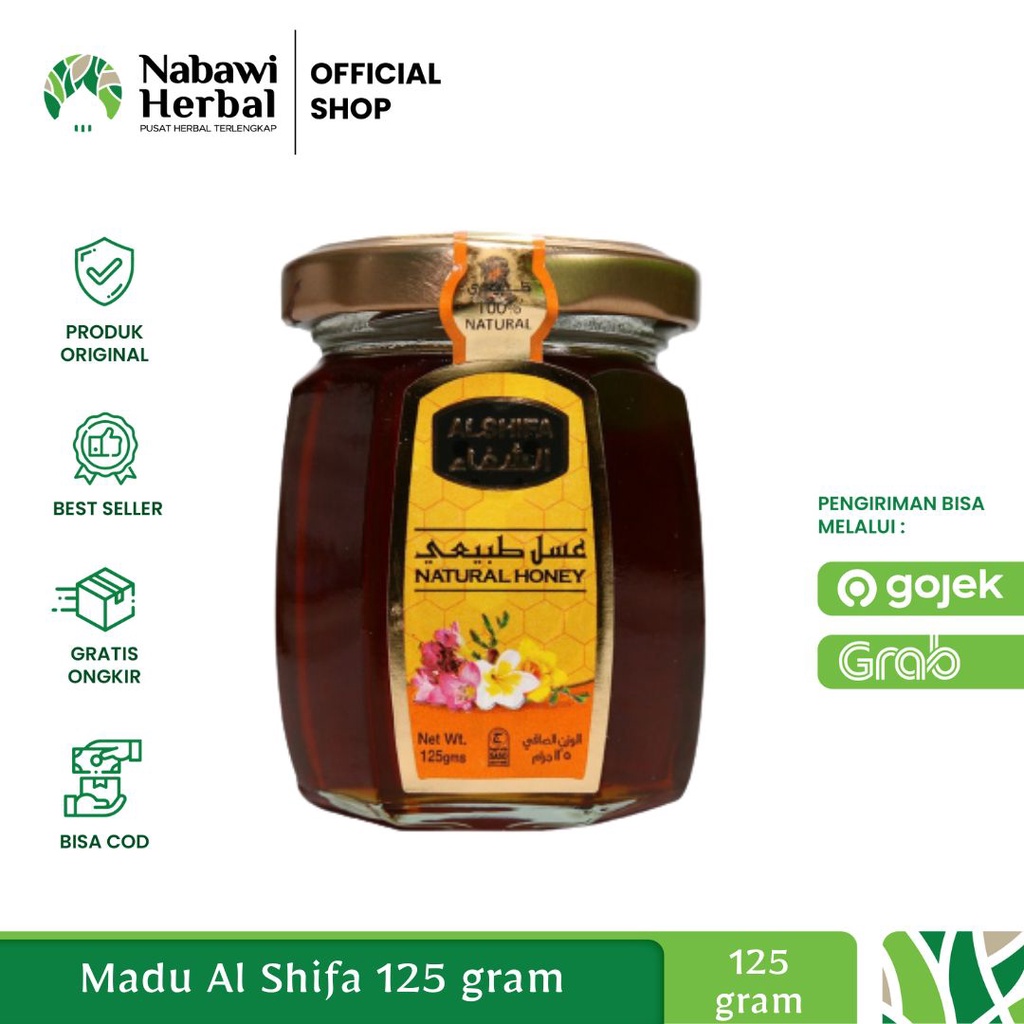 Jual ALSHIFA - Madu Al Shifa 125gr Natural Honey | Shopee Indonesia