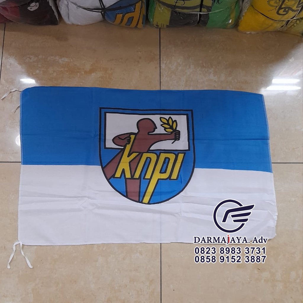 Jual bendera KNPI ukuran 60x90 cm isi 100 pcs | Shopee Indonesia