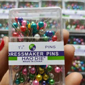 Jual Jarum Pentul Pentol Besar Box Mika isi 80-100 pcs | Shopee Indonesia
