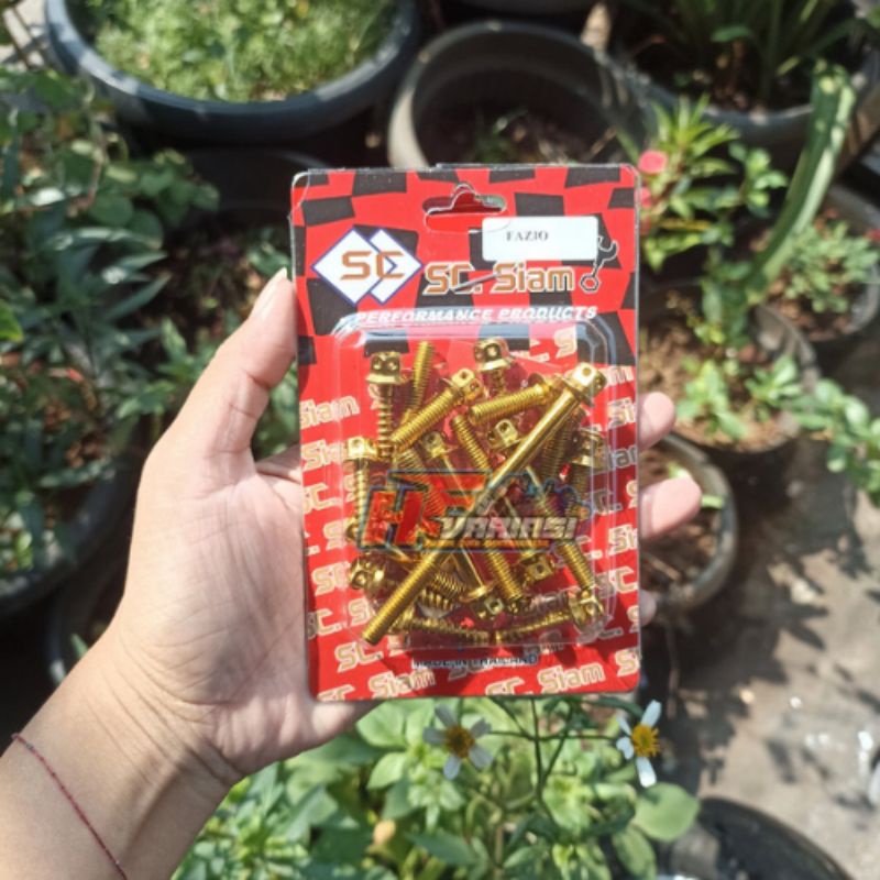 Jual Set Baut CVT Plus Baut Box Filter Yamaha FAZIO Probolt Original ...