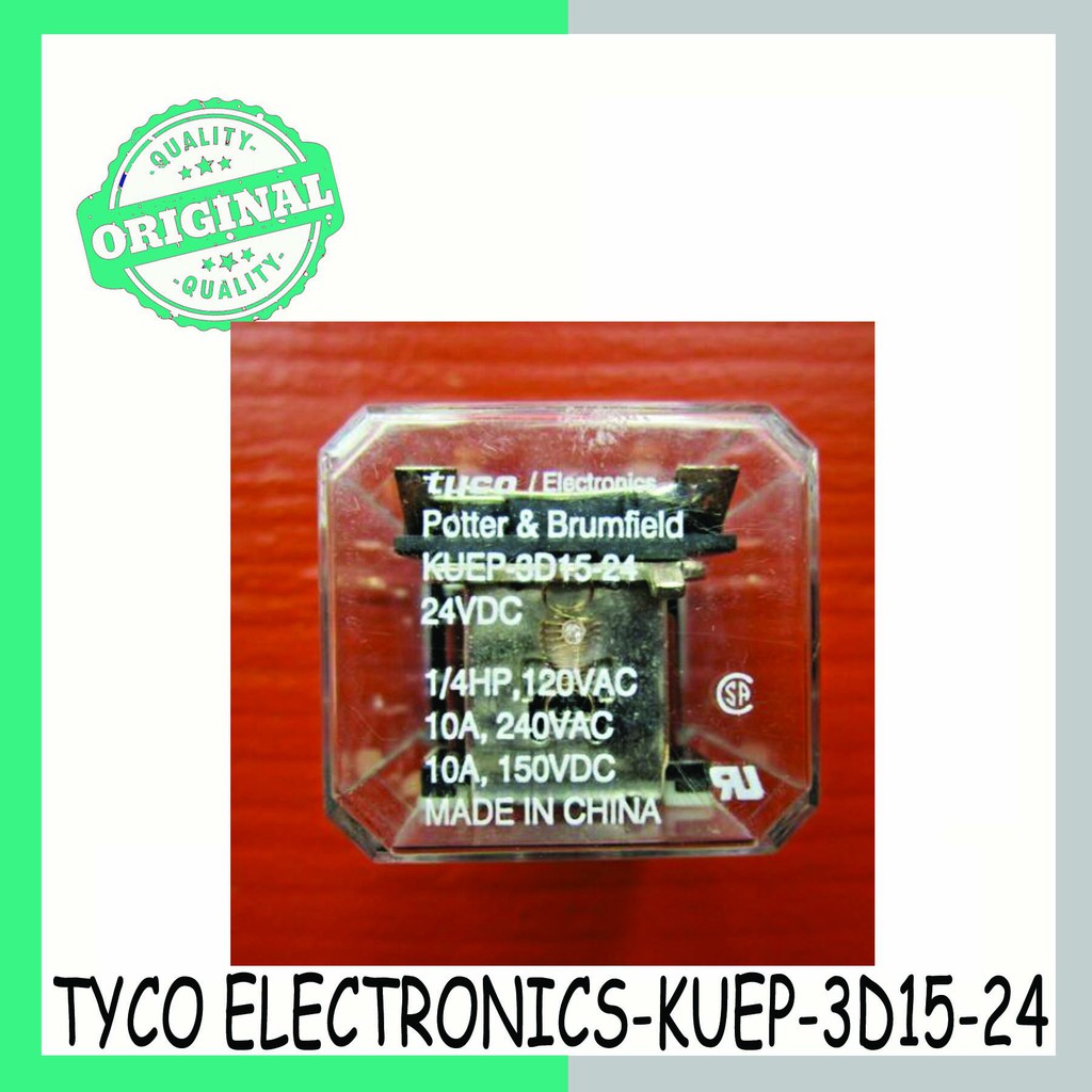 Jual RELAY TYCO ELECTRONICS-KUEP-3D15-24 Relay 24VDC | Shopee Indonesia