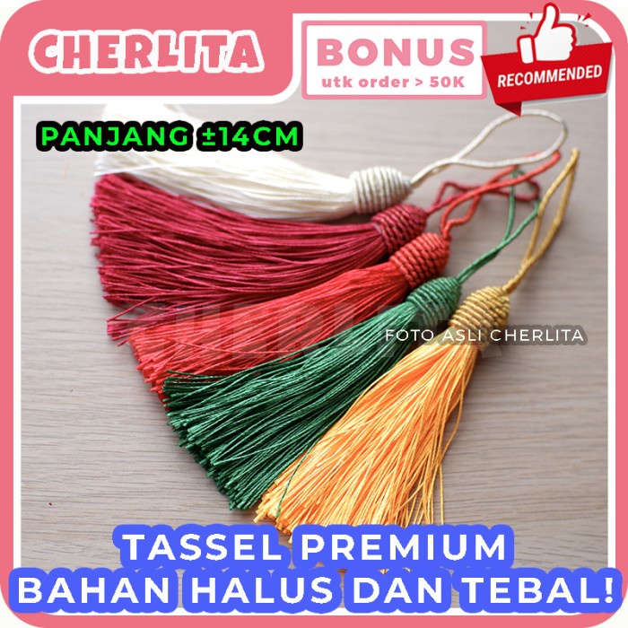 Jual Tassel Rumbai Tali Hiasan Paket Lebaran Imlek Mooncake Natal ...